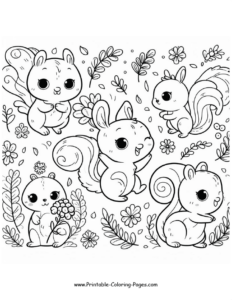 Spring Coloring Pages: A Delightful Journey Into The Colors Of Spring ...