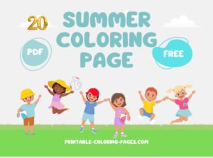 Summer Coloring Pages: Dive Into Fun With (20 PDF)