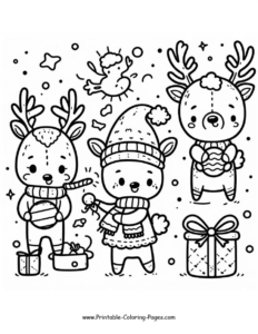 Free Christmas Coloring Pages 30 PDFs & Sheets
