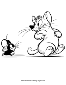 Free Cartoon Coloring Pages (PDFs)