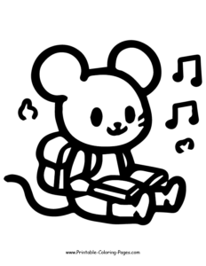 Free Cartoon Coloring Pages (PDFs)