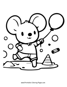 Free Cartoon Coloring Pages (PDFs)