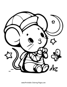 Free Cartoon Coloring Pages (PDFs)