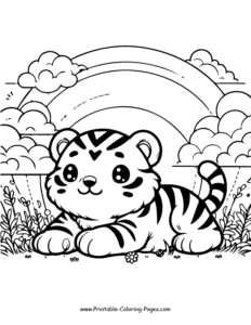 Free Tiger Coloring Pages (32 PDF)