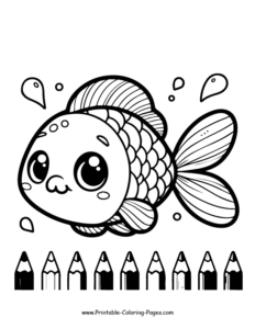 30 Fish Coloring Pages: Dive Into The Creative Ocean