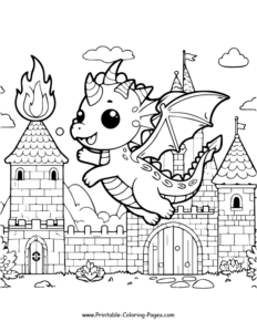 40 Dragon Coloring Pages: A Gateway To Imagination