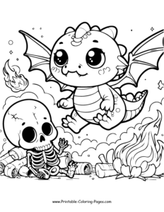 40 Dragon Coloring Pages: A Gateway To Imagination