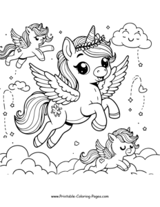 Pegasus Coloring Pages: A Mythical Journey To Creativity