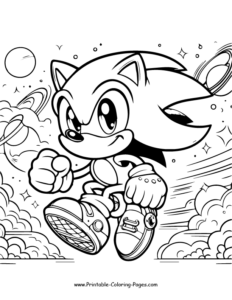 Free Ultimate Collection Of Sonic Coloring Pages: Free Printables For Kids!
